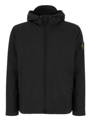 Stone Island Hooded Zip Up Jacket - Multicolor