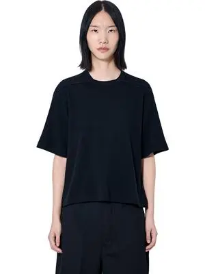Rick Owens Cropped Brad T-shirt - Black