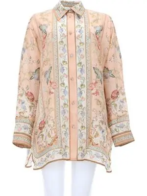 Zimmermann Roselight Silk Printed Shirt - Multicolor