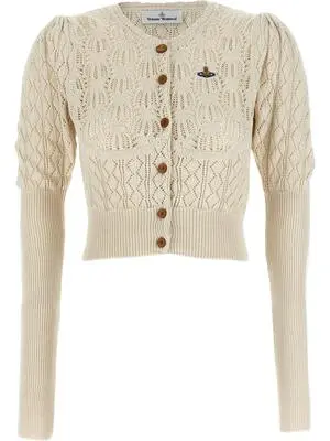 VIVIENNE WESTWOOD Ella Cotton Cardigan - Cream