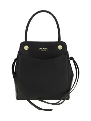 Prada Carry Mini Handbag - Black