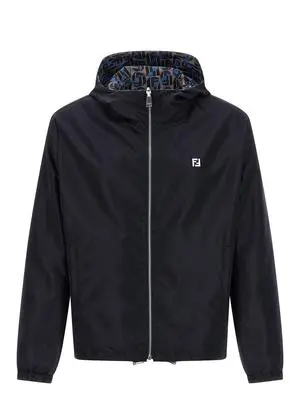 Fendi Fendinity' Reversible Windbreaker - Blue