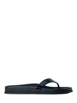TOTEME Swift Naplack Sandals - Black
