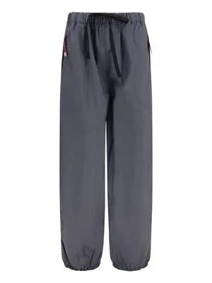 Prada PRADA Wool And Mohair Wide Leg Pants Gray