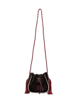FORTE_FORTE My Pepita Leather Bucket Bag - Multicolor