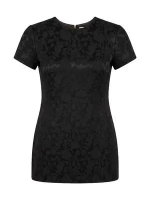 Saint Laurent Jacquard Mini Dress - Multicolor
