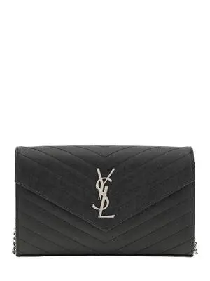 Saint Laurent Chain Wallet - Black