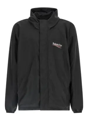 Balenciaga Political Campaign' Anorak - Black