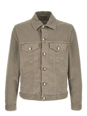 Brunello Cucinelli BRUNELLO CUCINELLI Denim Jacket Gray