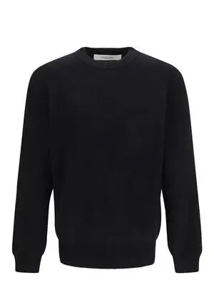 GOLDEN GOOSE Ribbed Knit Sweater - Black