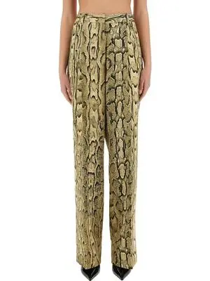 Dries Van Noten DRIES VAN NOTEN Jacquard Animal Print Trousers Multicolor