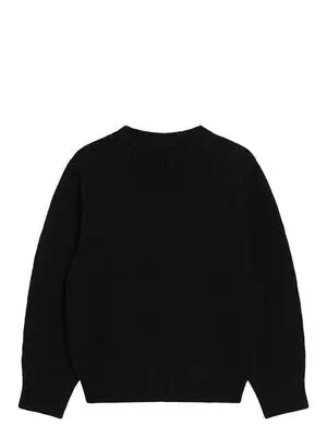 TOTEME TOTEME Cotton Crewneck Sweater Black