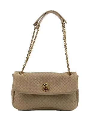 Bottega Veneta Woven Leather Shoulder Bag - Multicolor