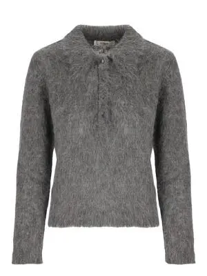 Chloé Wool Polo Shirt - Multicolor