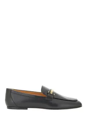 TOD'S Leather Loafer - Black