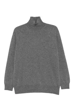 Malo High Neck Jumper - Gray