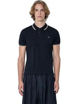 VIVIENNE WESTWOOD Classic Polo Shirt - Black
