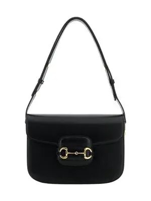 Gucci Leather 1955 Horsebit Shoulder Bag - Multicolor