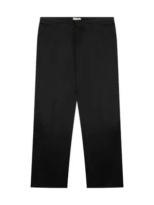 TOTEME Cropped Straight Pants - Black