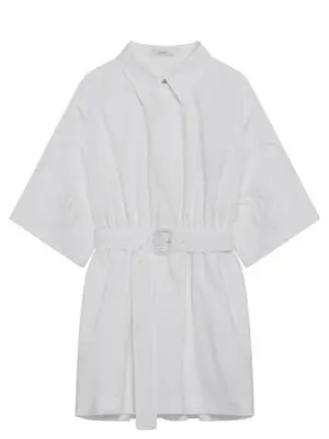 Givenchy Poplin Mini Chemisier Dress - White