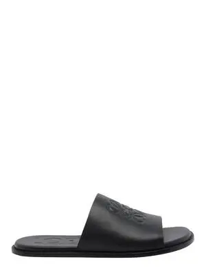 Loewe Flex Anagram Slide - Black