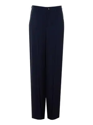 Gucci Silk Jacquard Pants - Blue