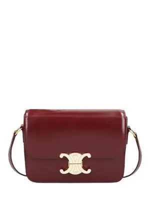 Celine Triomphe Leather Shoulder Bag - Multicolor