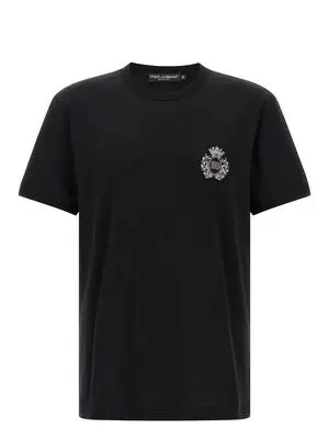 Dolce & Gabbana Heraldic Patch T-shirt - Black