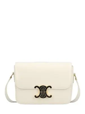 Celine Triomphe Teen Leather Shoulder Bag - Multicolor
