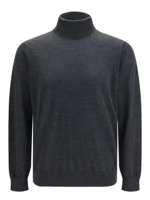Giorgio Armani Cashmere Turtleneck Sweater - Gray