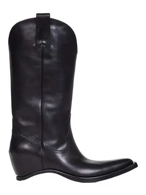 MAISON MARGIELA Heel-less Western Boots - Multicolor
