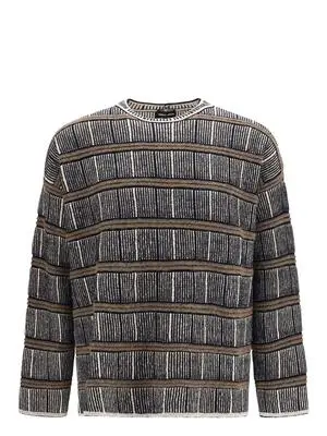 Giorgio Armani Oversized Sweater - Blue