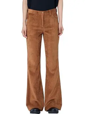 Moncler Corduroy Flared Trousers - Brown