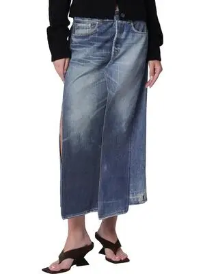 Our Legacy Craft Midi Denim Skirt - Blue