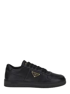 Prada PRADA Downtown Leather Sneakers Black