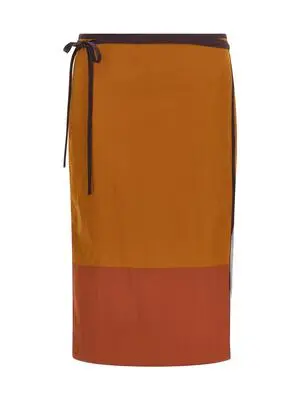 Saint Laurent Pencil Skirt - Brown