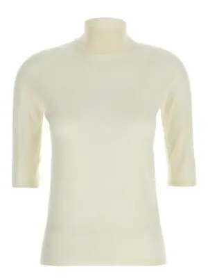 Max Mara MAX MARA Cecina Turtleneck Sweater White