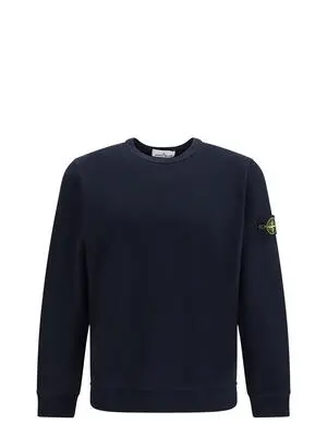 Stone Island STONE ISLAND Crewneck Cotton Sweatshirt Blue