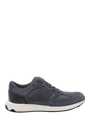 TOD'S Leather And Fabric Sneaker - Gray