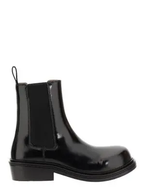 Bottega Veneta Fireman Chelsea Boot - Black