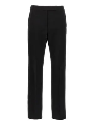 Max Mara Rino Wool Blend Trousers - Black