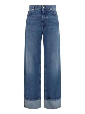 Dolce & Gabbana Straight-leg Five-pocket Jeans - Blue