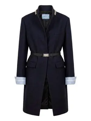 Prada Wool Coat - Multicolor