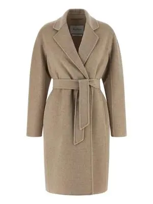 Max Mara Cashmere Midi Coat - Cream