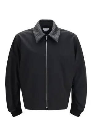 Bottega Veneta Padded Technical Nylon Jacket - Black