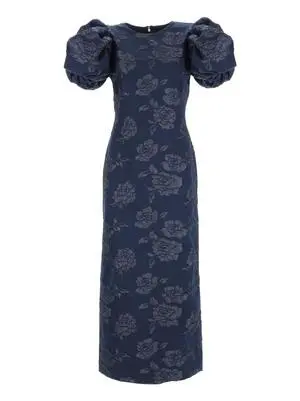 ROTATE BY BIRGER CHRISTENSEN Long Dress With Straps - Blue