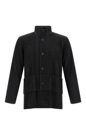 Issey Miyake Homme Plissé Jacket - Gray