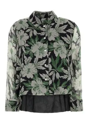 Loewe LOEWE Printed Silk Shirt Multicolor