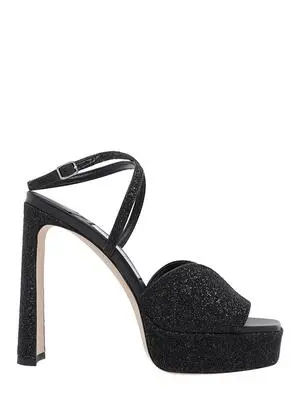 JIMMY CHOO Karli Pump Sandals - Black