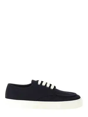 Prada Prada Men Cotton Sneakers Blue